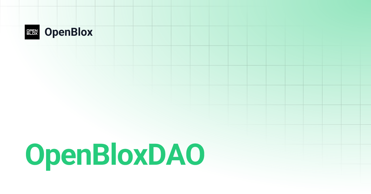 OpenBloxDAO | OpenBlox